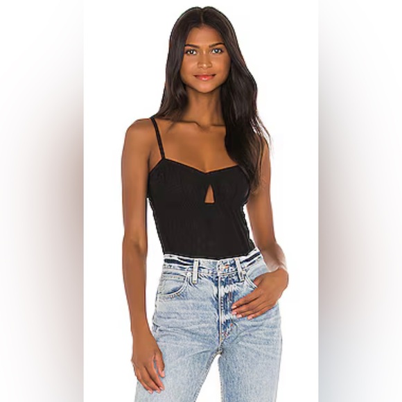 We Are Hah | Tops | We Are Hah X Free People Under The Wire Bodysuit In Noir | Poshmark
